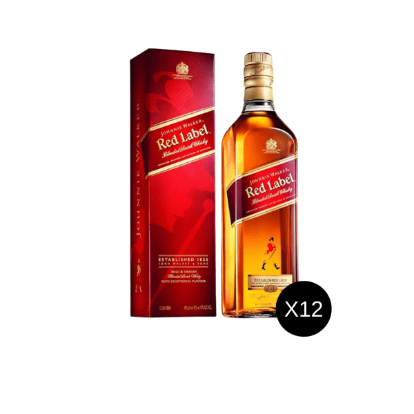 JOHNNIE WALKER RED LABEL 700CC CAJA 12U – Hiper Licor – Tienda de ...